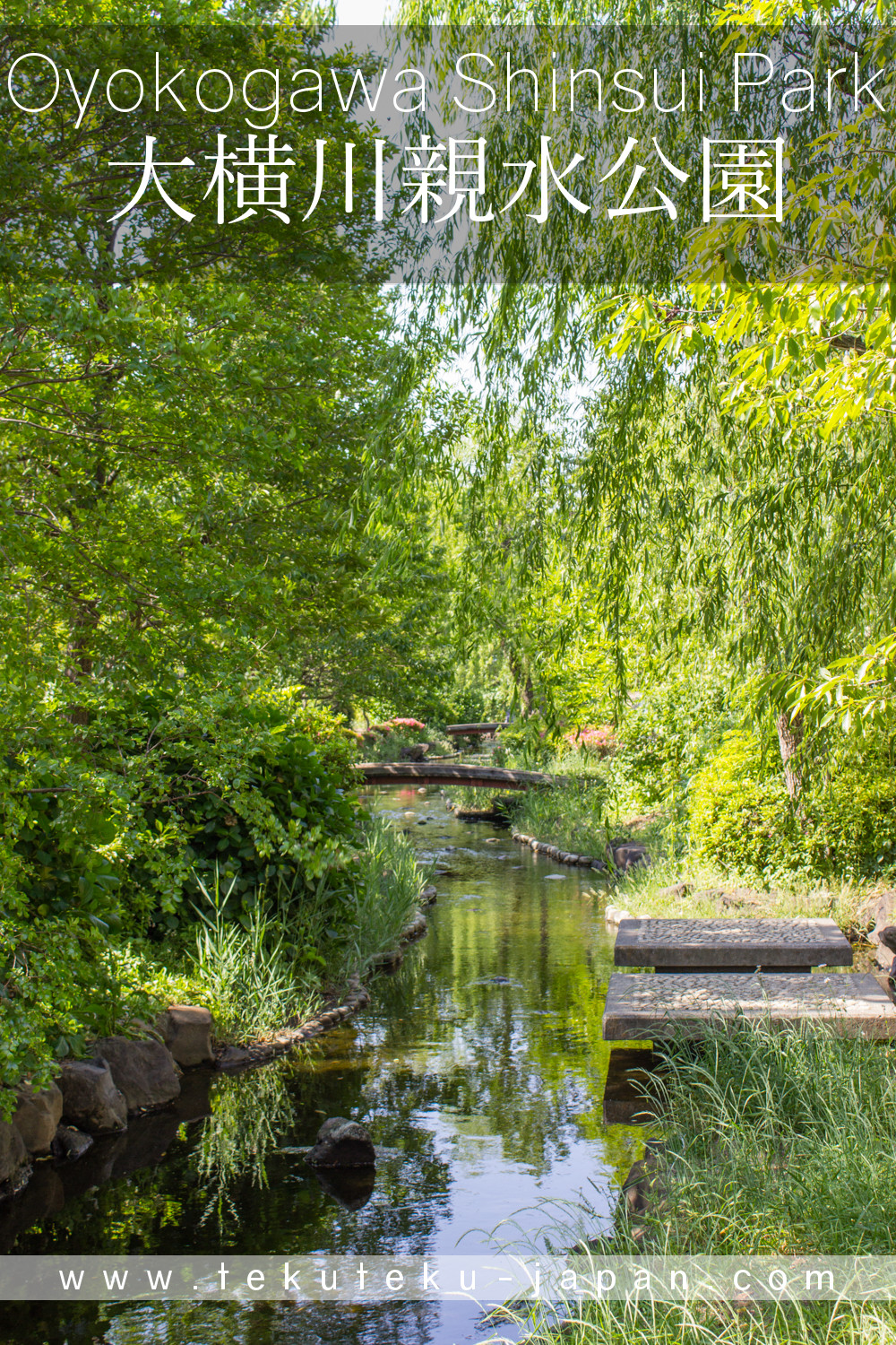 Oyokogawa Shinsui Park, le surprenant parc tout en longueur à Tokyo ...